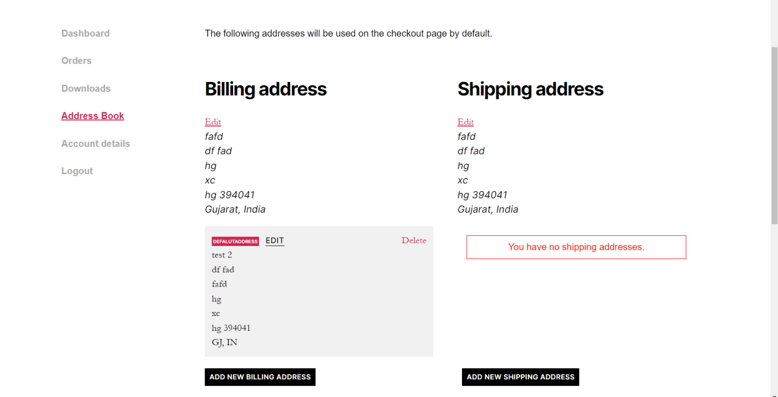 Different Shipping And Billing Address For Woocommerce - Plugin999