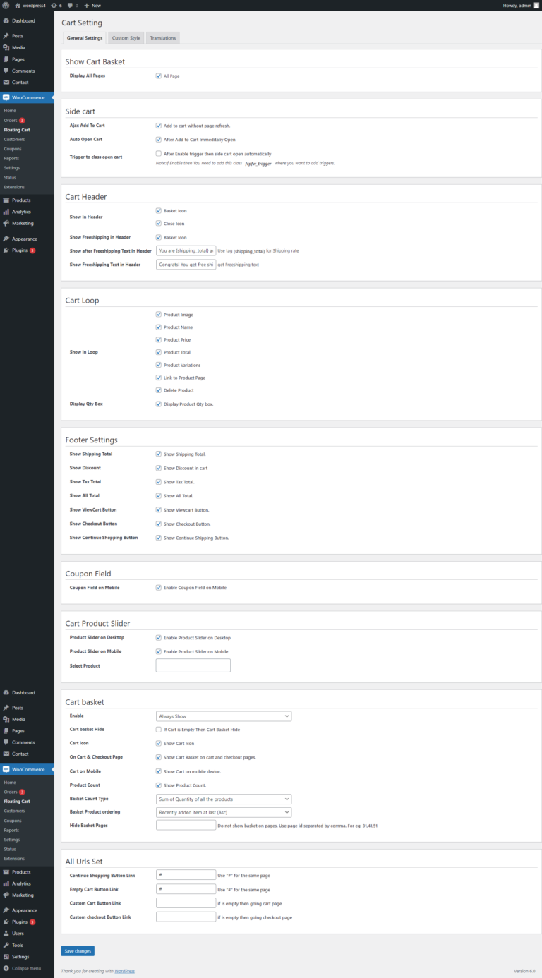 How add multiple items to Floating Cart in WooCommerce - Plugin999