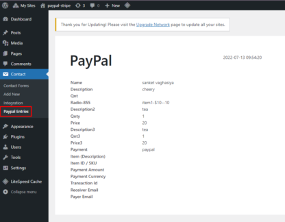 How to Contact Form 7 With PayPal to Payment - Plugin999